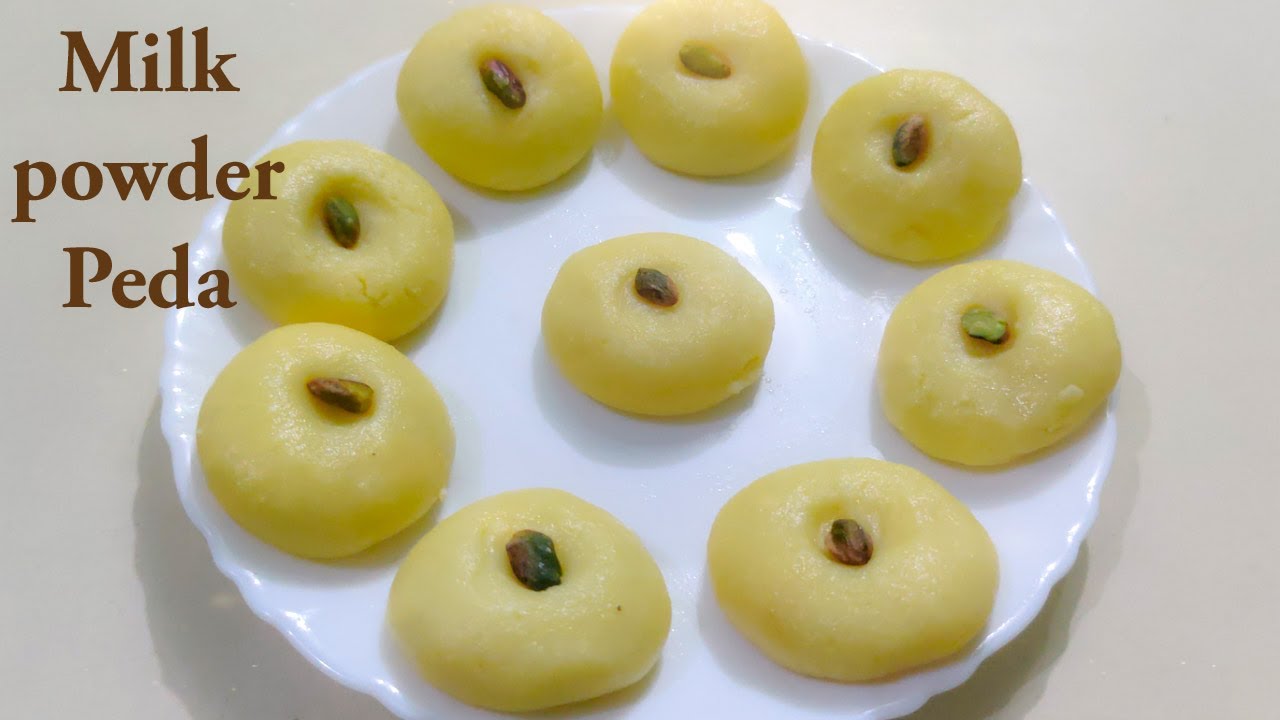 Peda In 10 Minutes I Milk Powder Peda recipe | How to make Milk Powder ...
