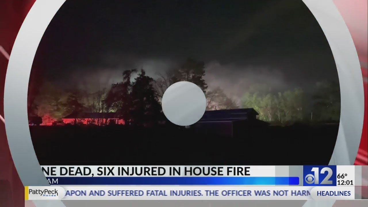 One dead, six injured in Byram house fire - YouTube