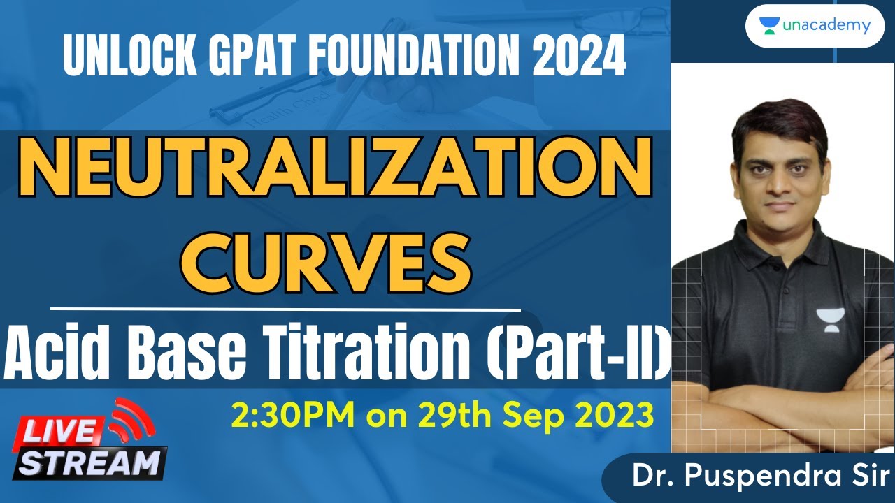 Acid-Base Titration (Part-II) | Neutralization Curves | GPAT & Pharma ...