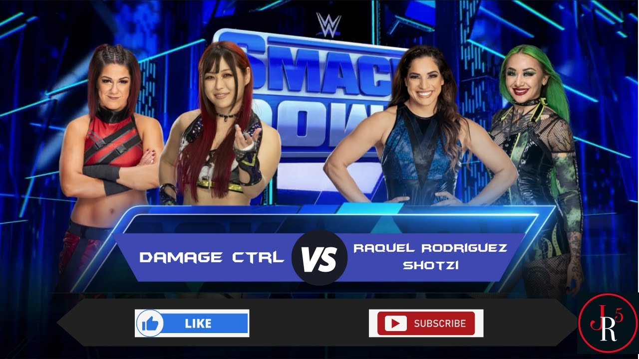 WWE SMACKDOWN Damage CTRL vs Raquel Rodriguez and Shotzi WWE2k23 ...