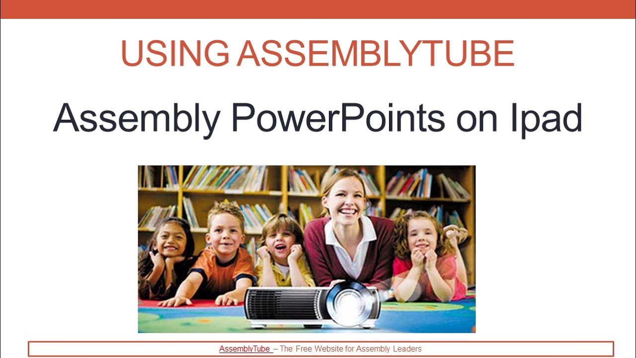 School Assembly PowerPoint on iPad - YouTube
