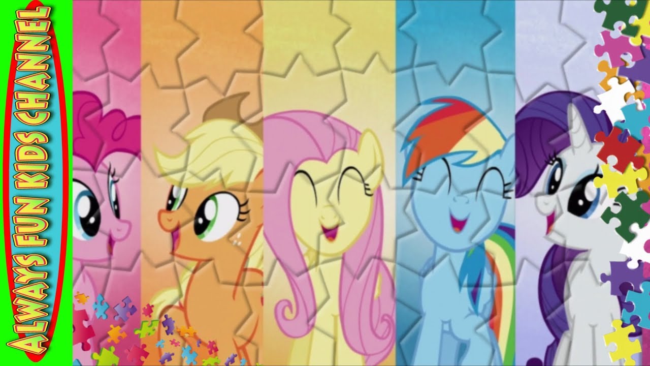My little pony puzzle video for kids 2018 - YouTube
