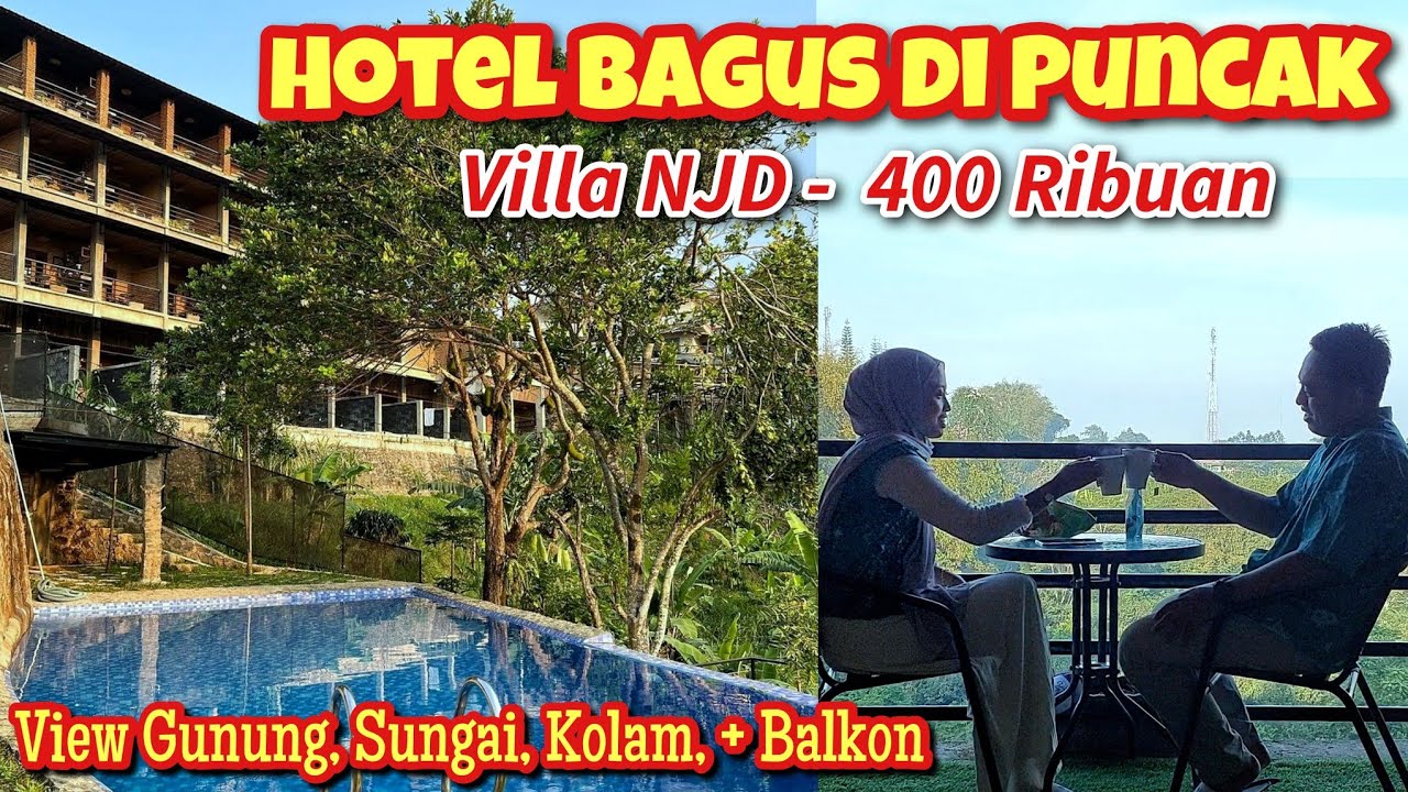 VILLA NJD PUNCAK BOGOR ‼️| HOTEL MURAH DI PUNCAK ADA KOLAM RENANG ...
