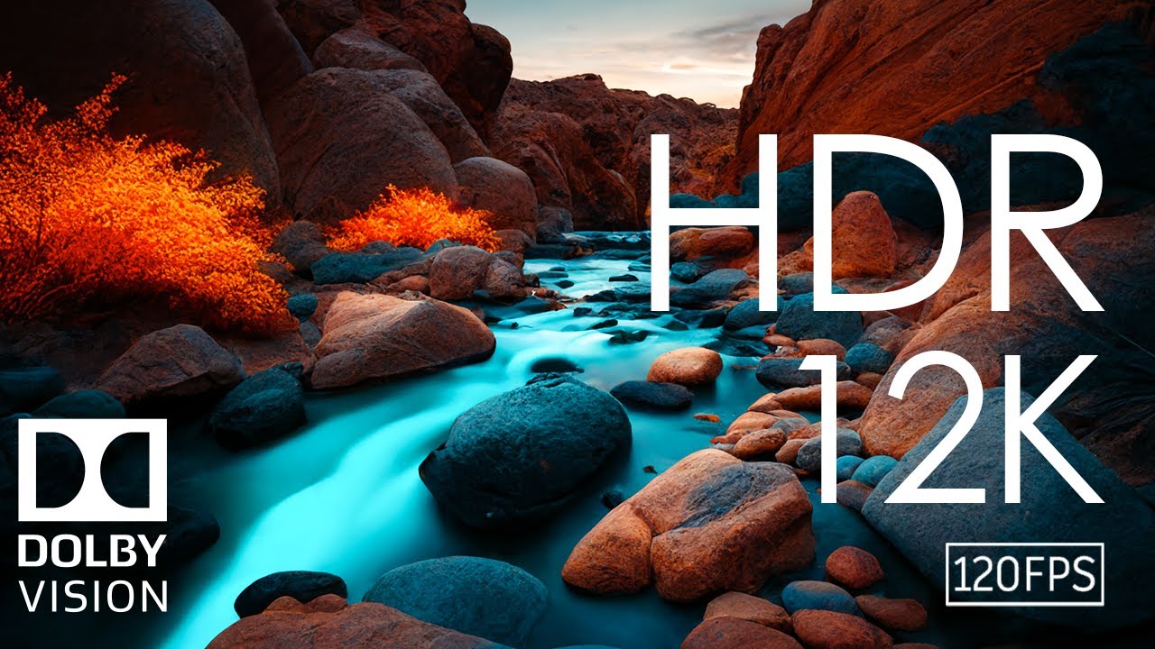 12K HDR 120fps Dolby Vision with Calming Music (Tranquil Trails) - YouTube