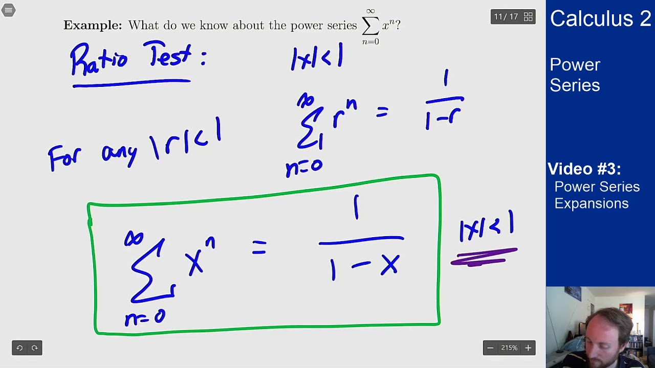 Power Series - Video 3 - Power Series Expansions - YouTube