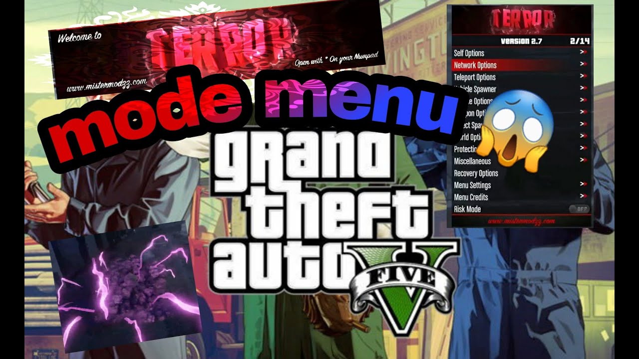 GTA 5 mode menu PC - YouTube