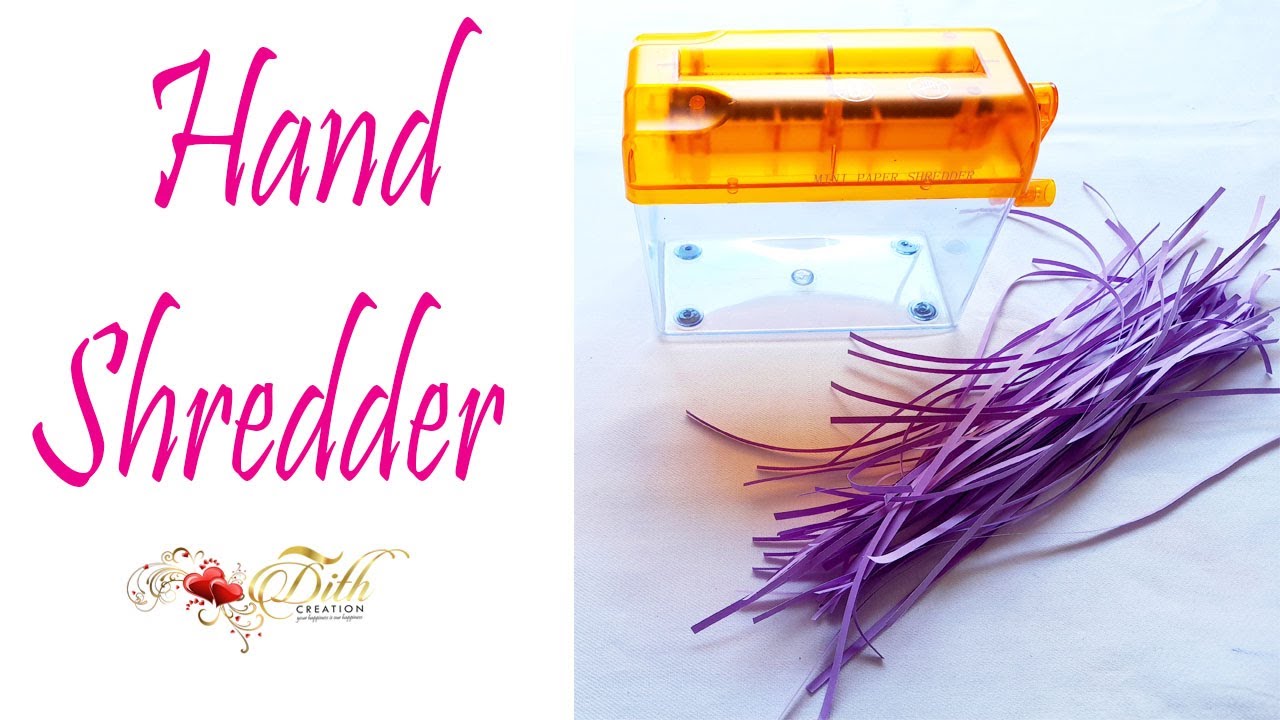 What is hand shredder ?|How to use| in Sinhala| with English subtitles ...