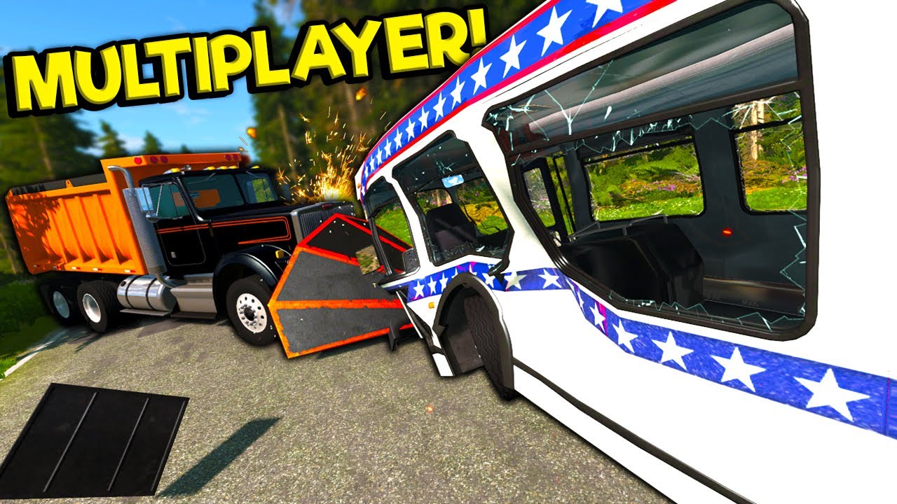 Multiplayer Police Chases & Massive Crashes! - BeamNG Multiplayer Mod ...