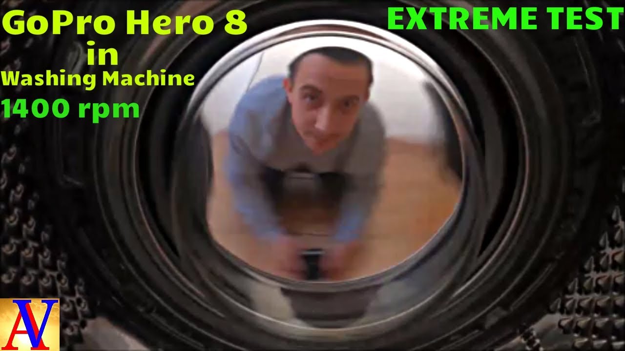 GoPro HERO8 inside a Washing Machine (1400 rpm) - YouTube