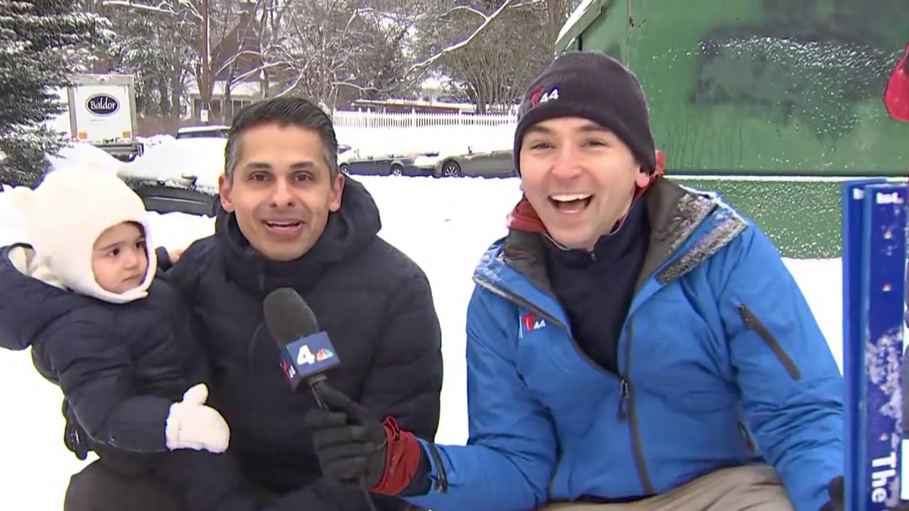 Snow day fun: Snow Stick Challenge and sledding with Erika Gonzalez ...