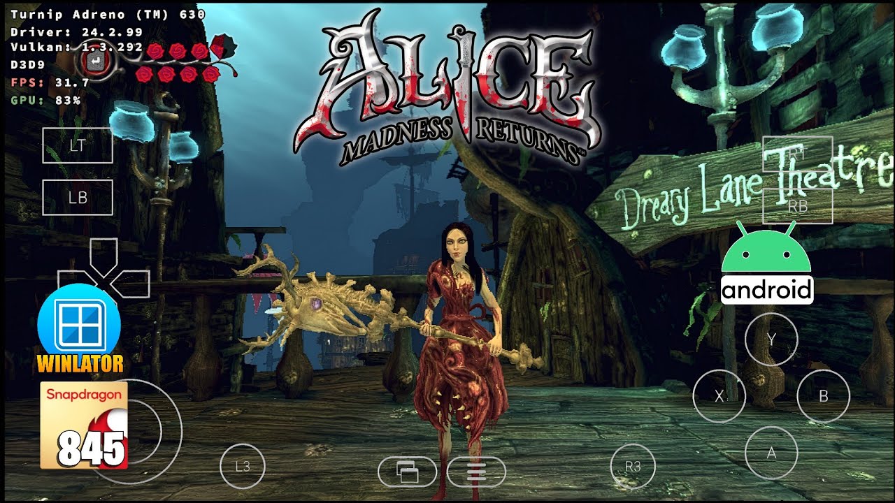 Alice Madness Returns on Android | Winlator Bionic | Test on POCO F1 ...