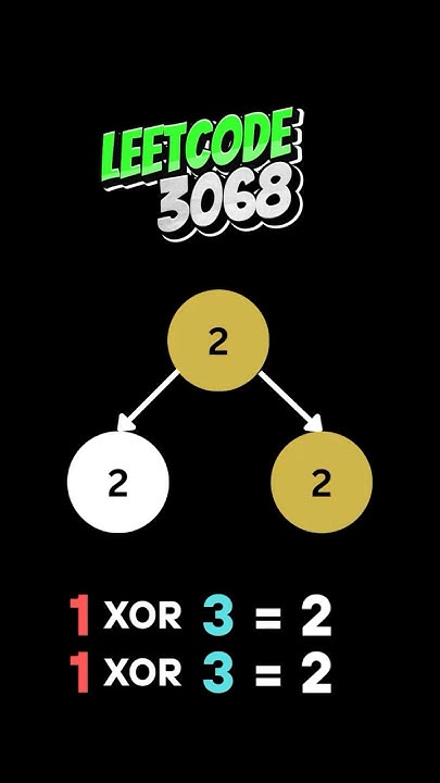 Leetcode 3068: Maximize Node Values with XOR Operations - YouTube