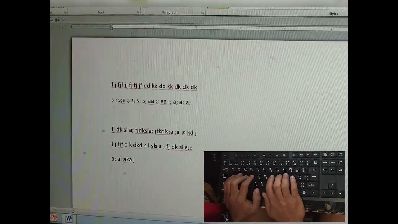 Assignment in KEYBOARDING AND DOCUMENTS PROCESSING (practice typing ...