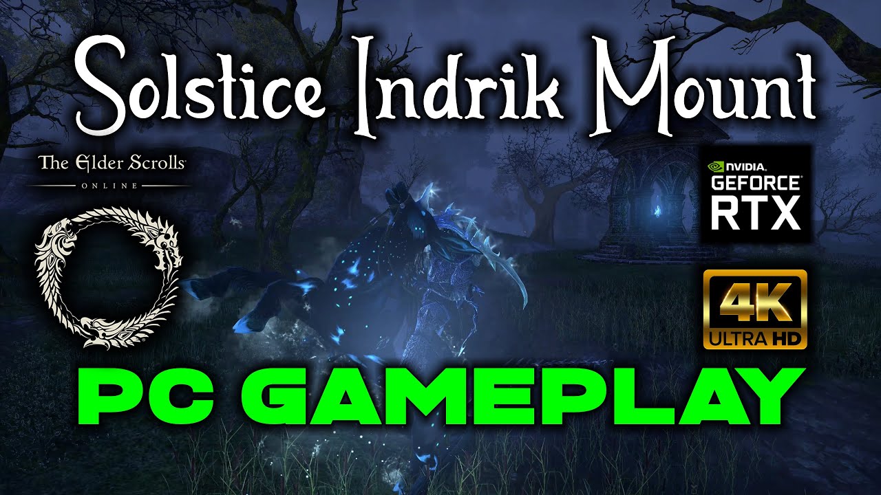Elder Scrolls Online: Solstice Indrik Mount - PC Gameplay - 4K - MAX ...