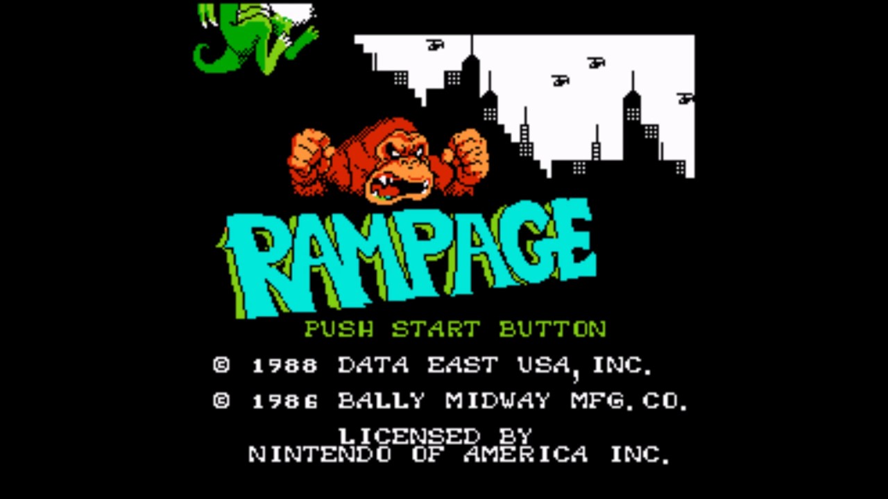 Rampage - NES - 1988 - YouTube