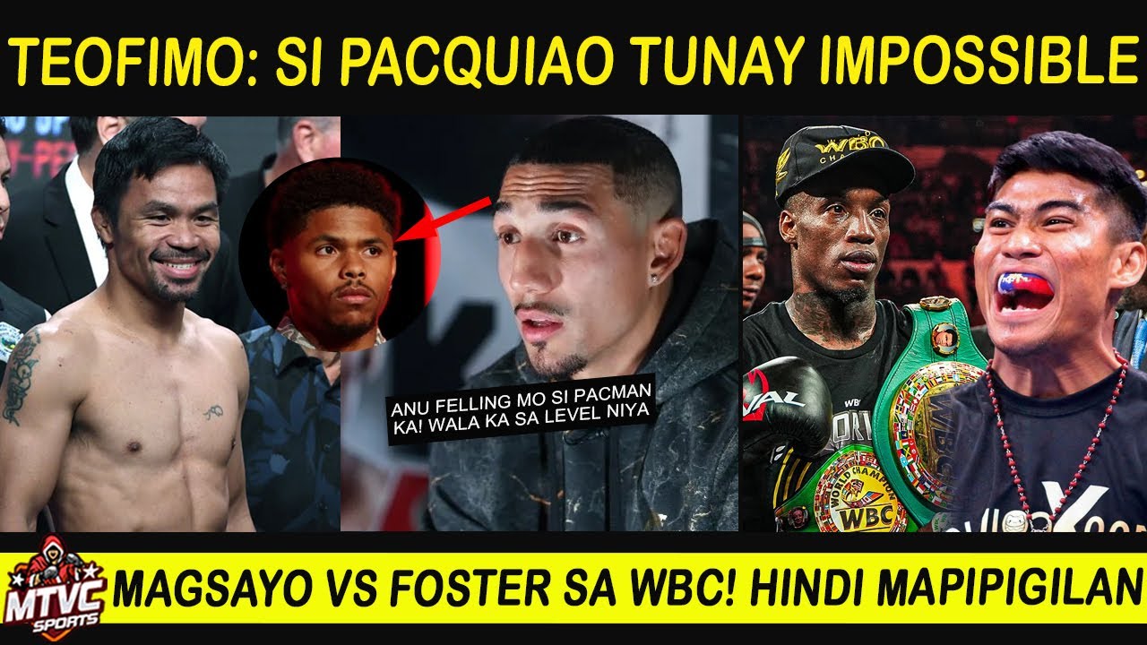 Teofimo: Peke si Shakur si PACQUIAO Tunay na Impossible | MAGSAYO vs ...