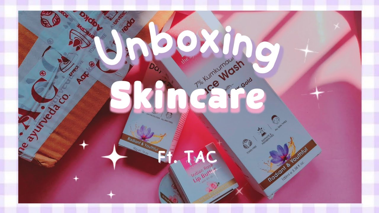 Unboxing Skincare Products! ft. TAC 💗 / Skincare Haul - YouTube