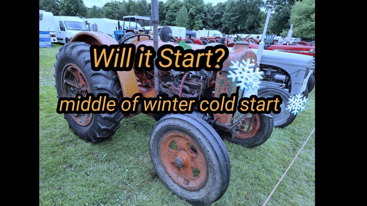 1939 Fordson Standard N tractor cold start. And some other bits ...