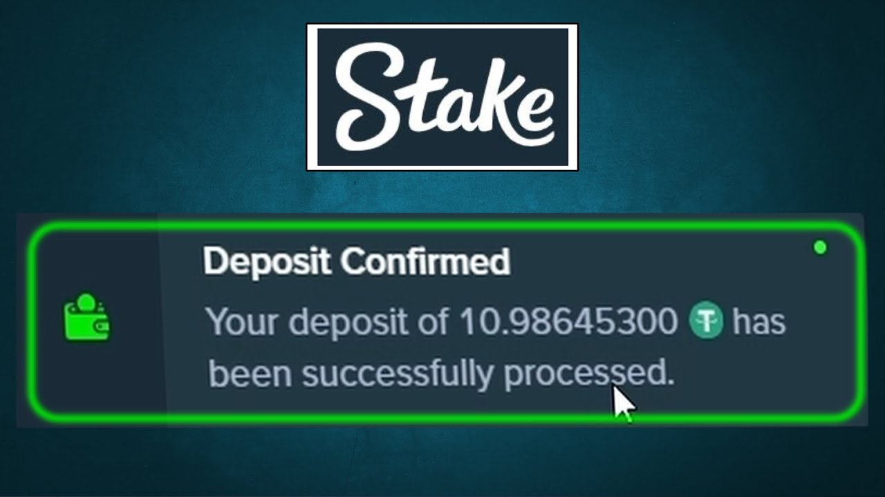 HOW TO DEPOSIT CRYPTO IN STAKE WALLET - YouTube