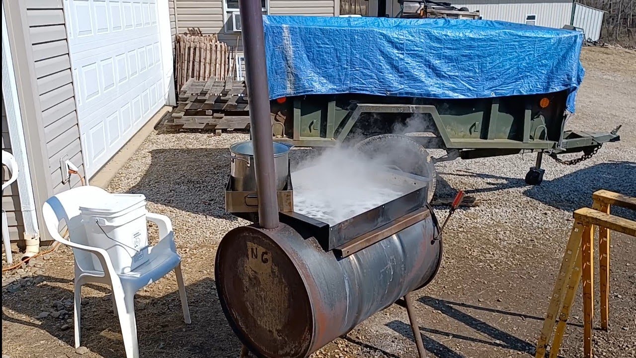 Maple Sap Collection and Cooking - YouTube