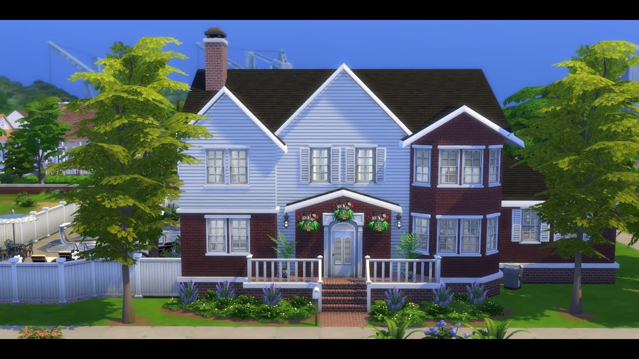 The Sims 4 House Shell #3 - Garden Essence - YouTube