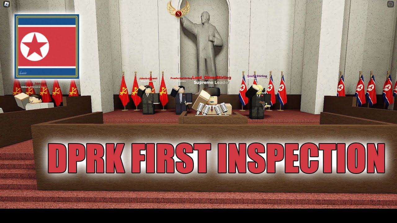 DPRK First Rally & Inspection - Roblox Role Play Group - YouTube