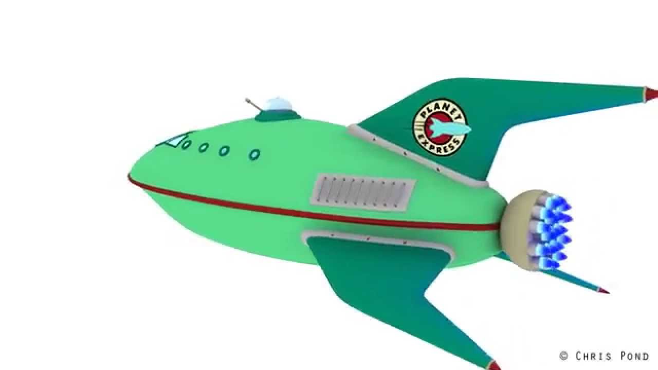 Futurama: Planet Express Ship HD - YouTube