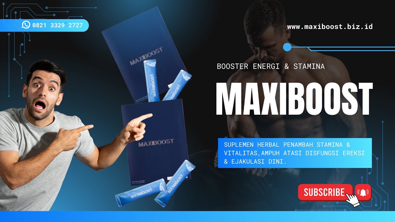 Agen Maxiboost Original WA: 082133292727 COD #maxiboost #original - YouTube