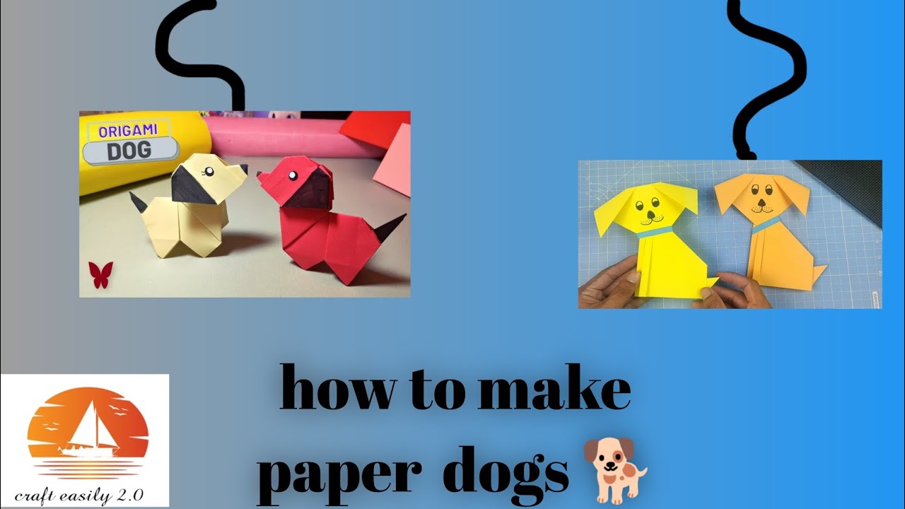 HOW TO MAKE PAPER DOG - YouTube