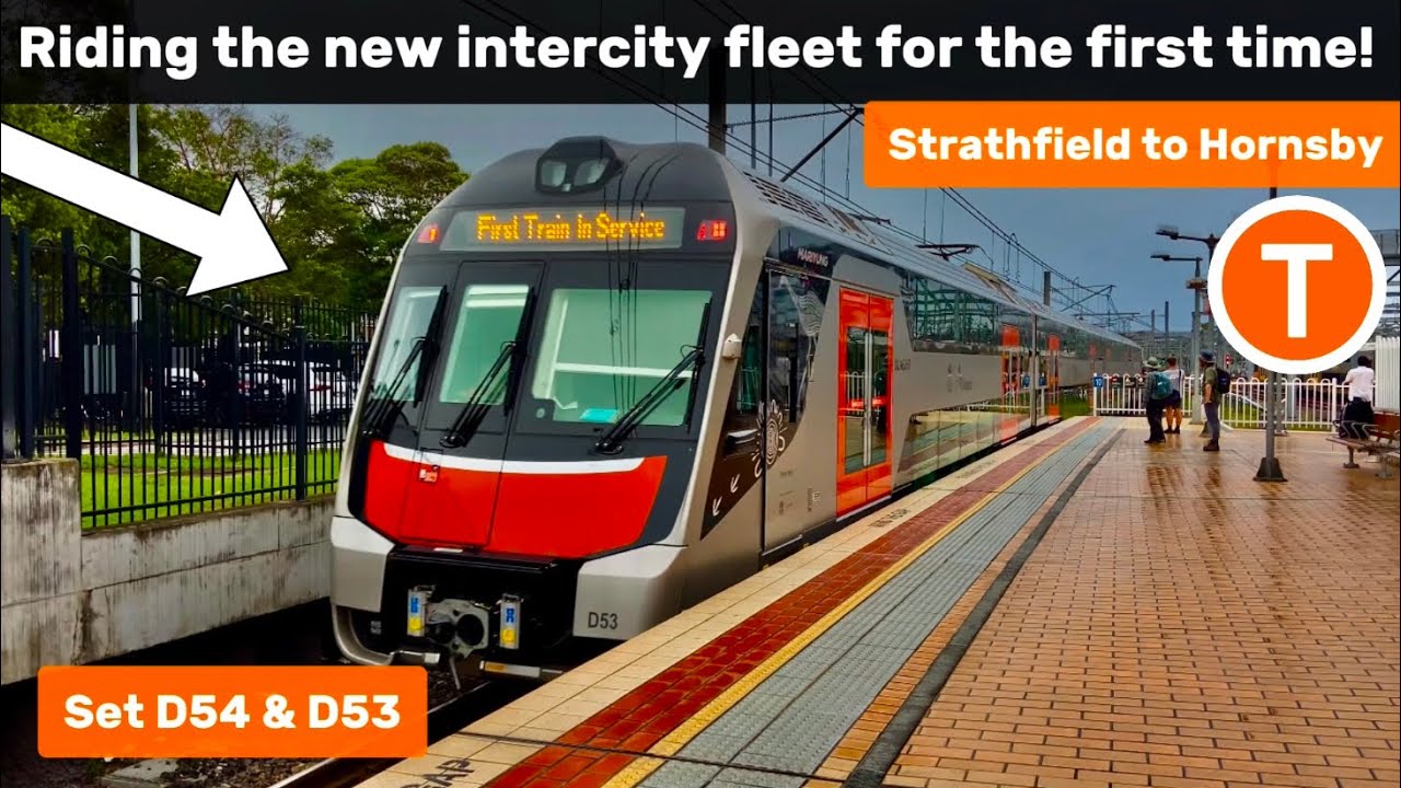 Riding the new intercity fleet “first train in service” From ...