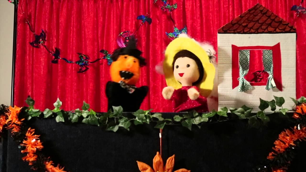Halloween puppet show for kids - YouTube