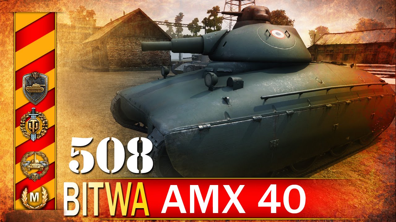 AMX-40 - po prostu kaczka - BITWA - World of tanks - YouTube