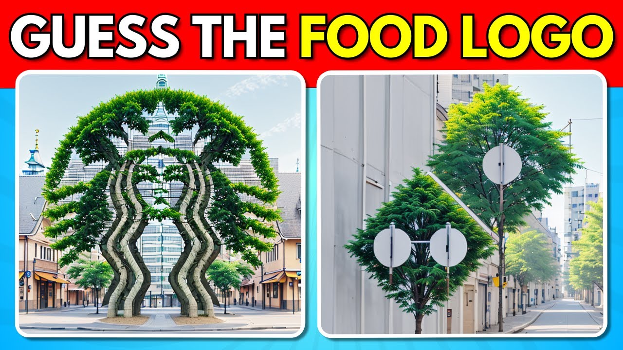 Guess The Hidden FOOD Logo by Optical Illusion 🧐 | Logo Quiz - YouTube