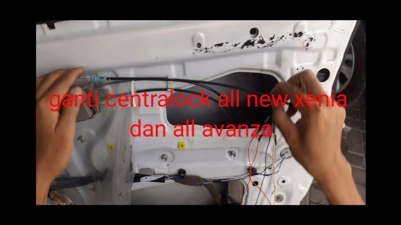 Cara pasang central lock mobil avanza dan xenia - YouTube