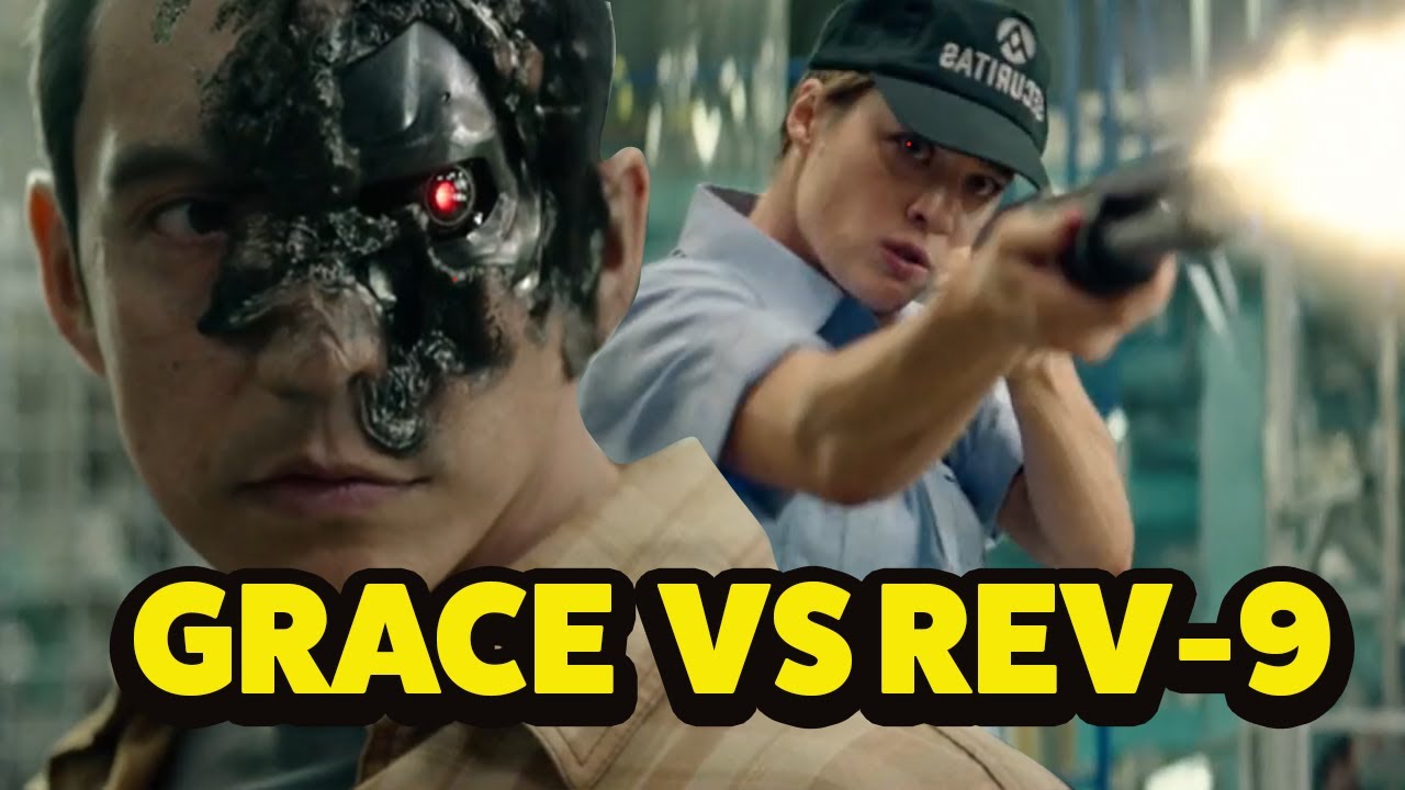 Grace vs REV-9 (O Exterminador do Futuro Destino Sombrio) - YouTube