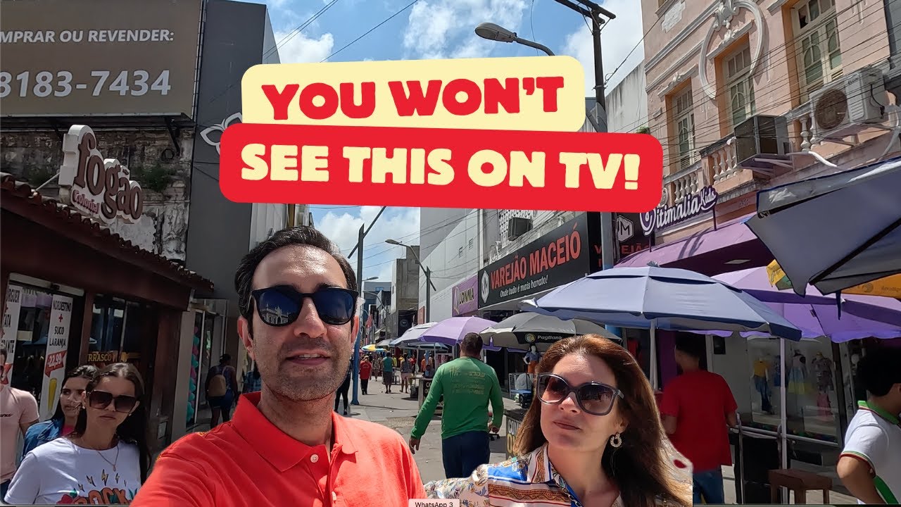 EXPLORING THE DOWNTOWN AREA OF MACEIÓ - BRAZIL - YouTube