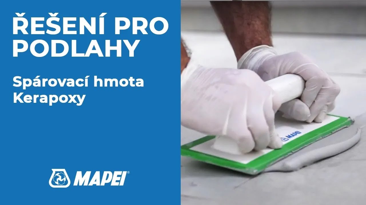 Epoxidová spárovací malta pro obklady a dlažby | MAPEI Kerapoxy - YouTube