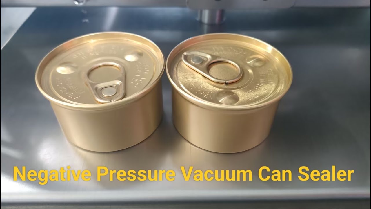 #Coffee beans #automatic #negative pressure vacuum tin can #seamer, # ...