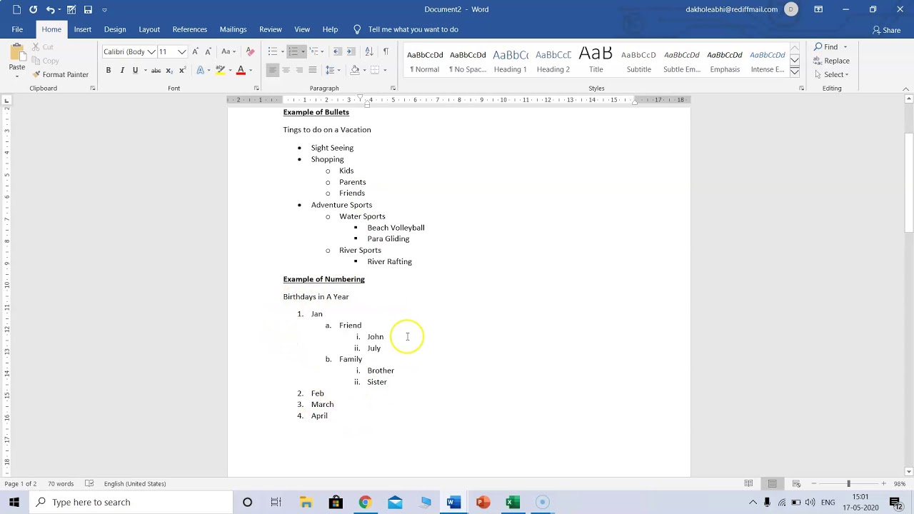 Microsoft Word from Basic to Advanced-Session 3 - YouTube