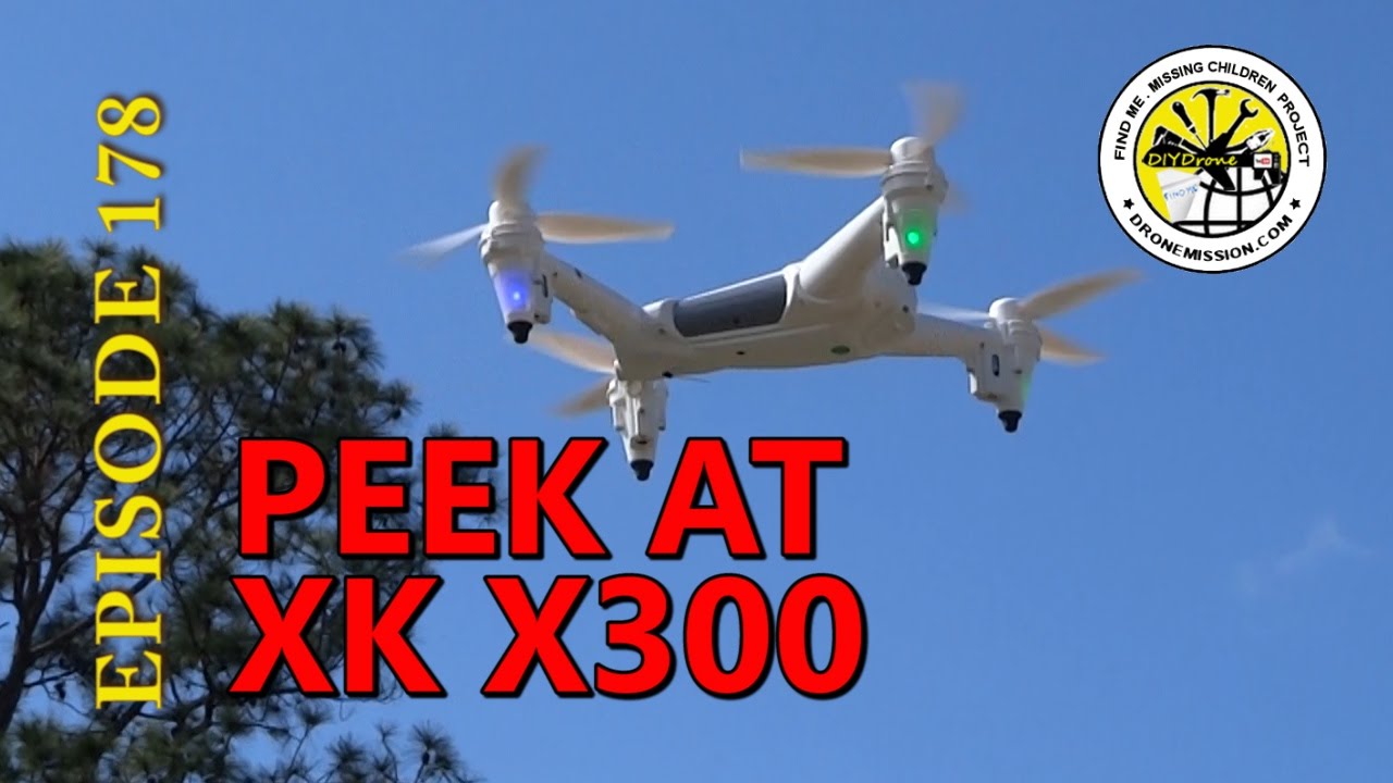 XK X300 quadcopter Peek at Optical Flow - YouTube