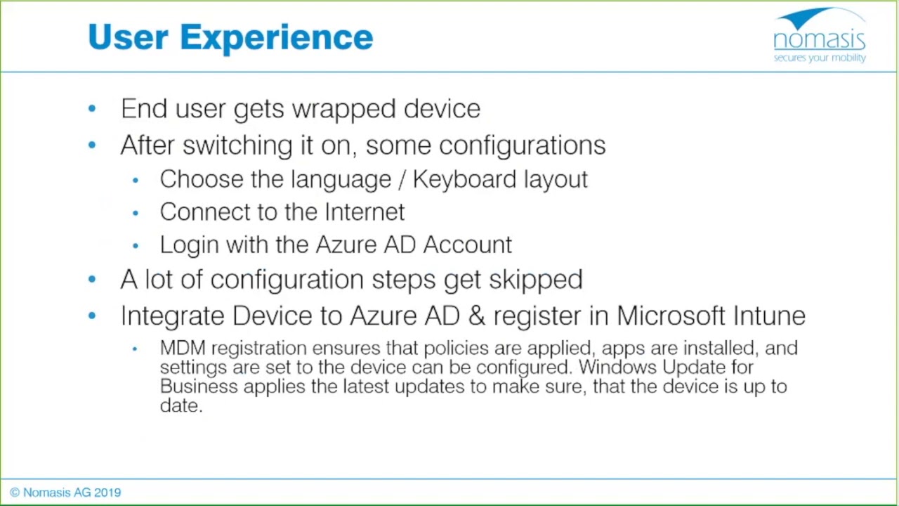 Nomasis Webinar Windows Autopilot - YouTube