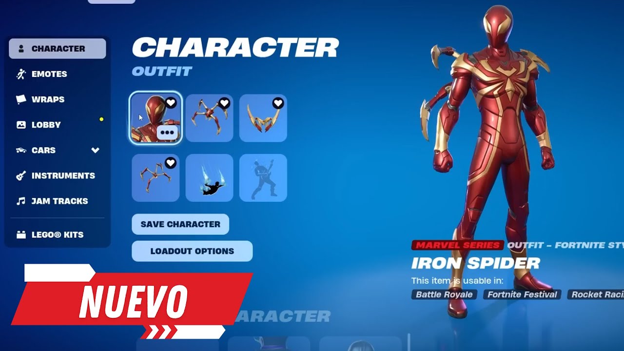 ¿VALE LA PENA EL LOTE IRON SPIDER EN FORTNITE? IRON SPIDER SKIN, LOTE ...