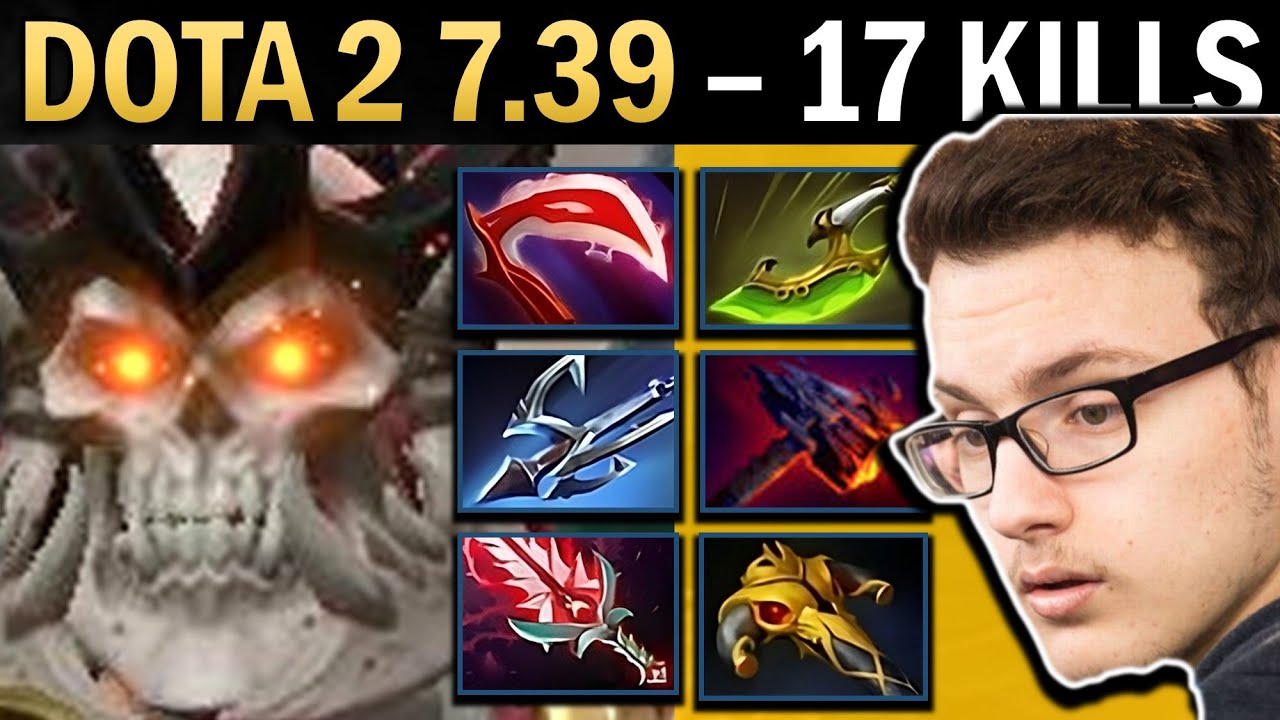 Wraith King Gameplay Miracle with 17 Kills and 993 XPM - Dota 7.39 ...