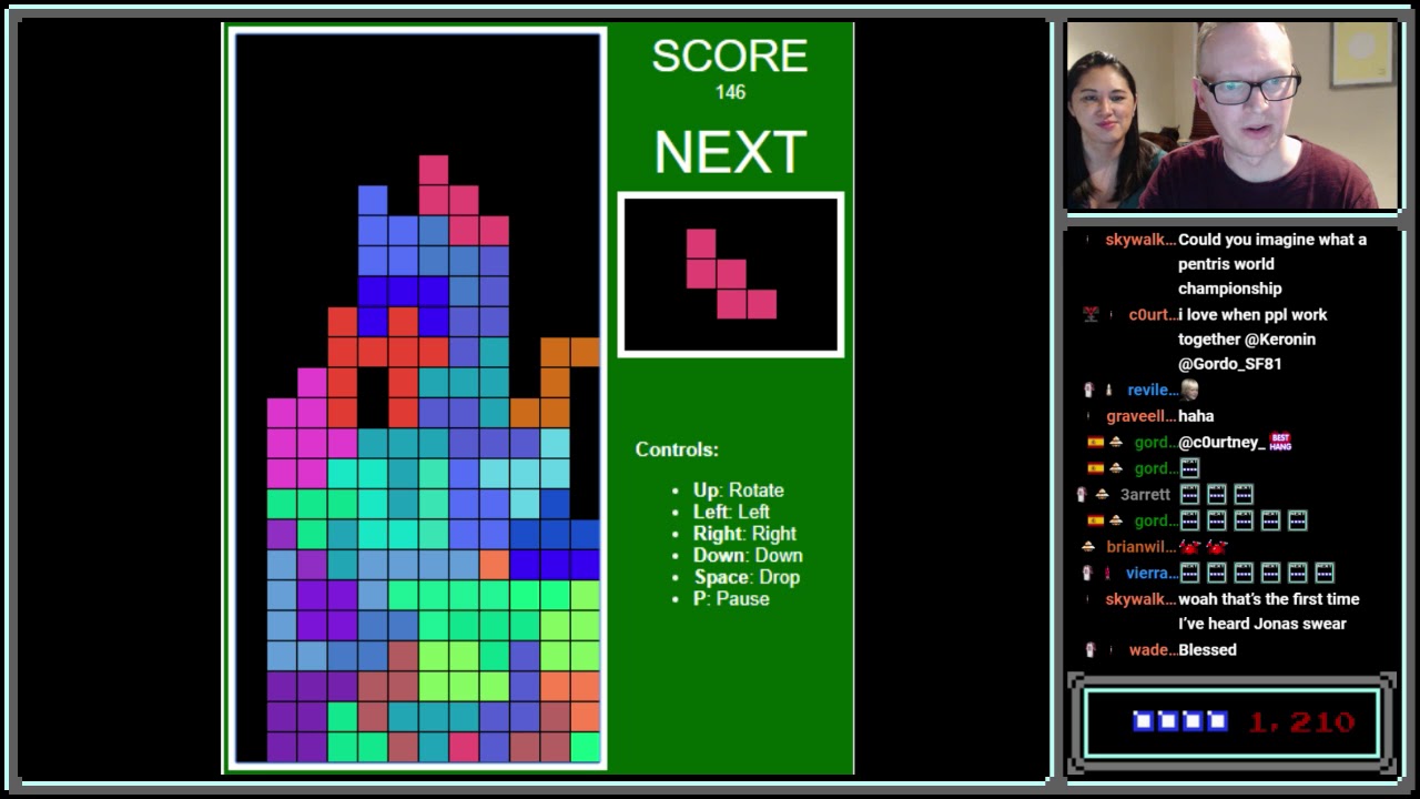 Jonas Gets a Pentris World Record, Probably - YouTube