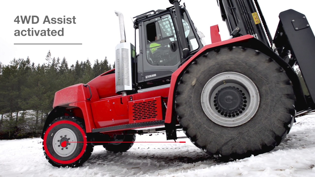Kalmar 4WD Assist for Forklifts - YouTube