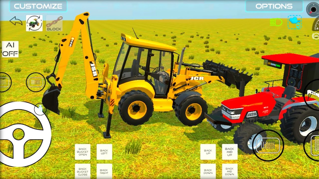 Drive JCB And Tractor in Game 🔥 #jcb #gaming #tractor #video - YouTube