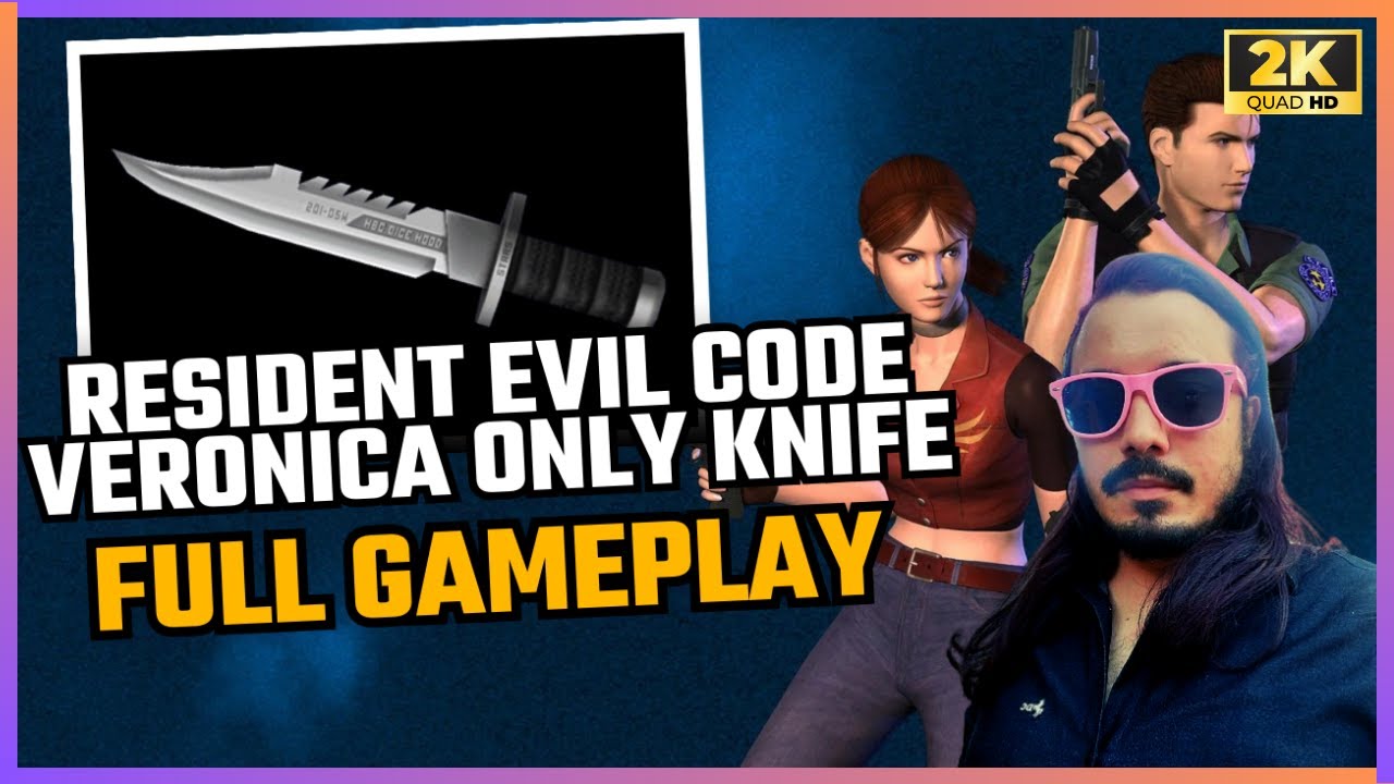 RESIDENT EVIL CODE VERONICA X - ONLY KNIFE (SOMENTE FACA) - FULL ...