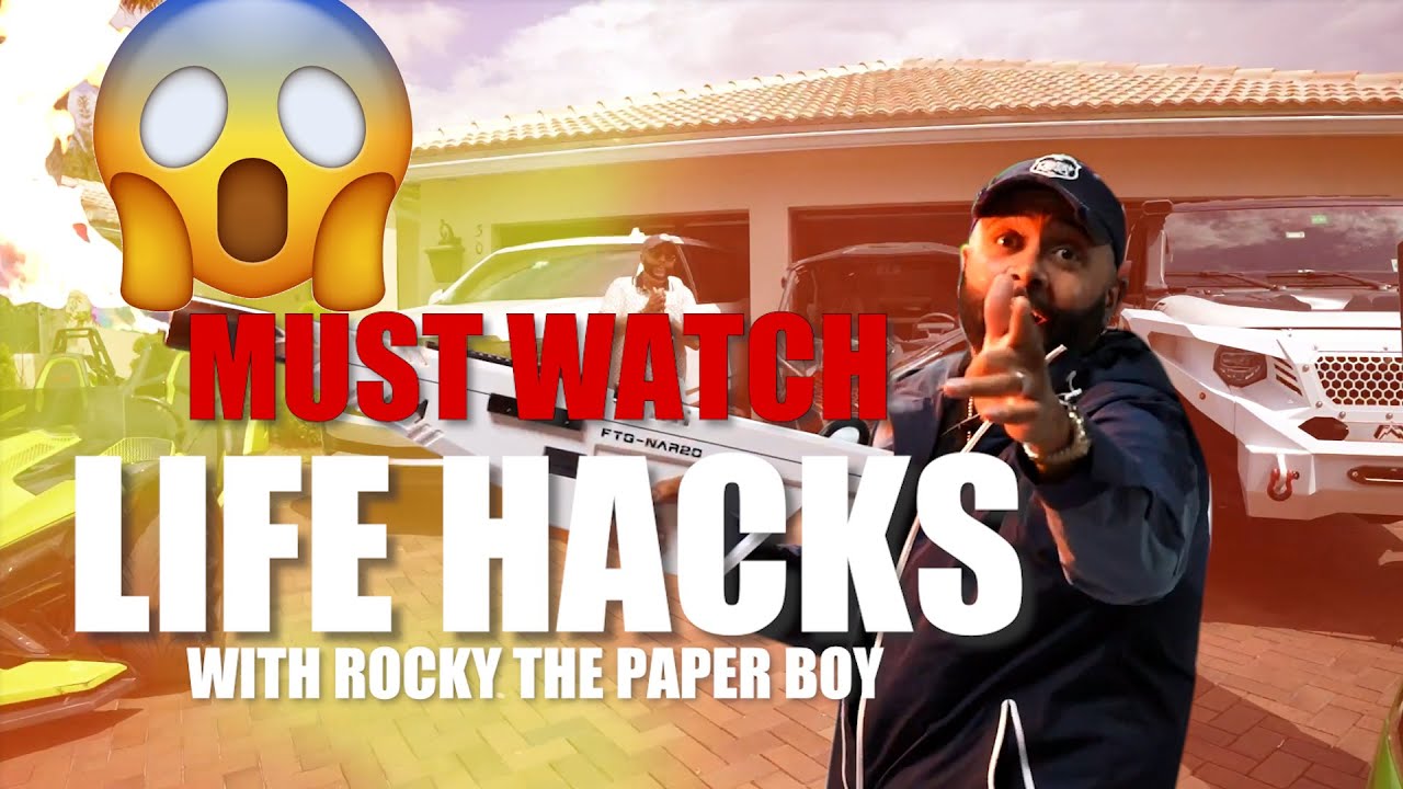 Life Hacks With Rocky The Paper Boy - YouTube