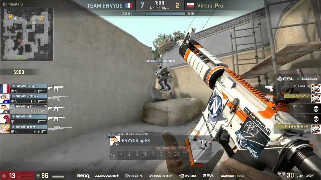 CS:GO Virtus.pro vs EnVyUs (dust2) - ESL ESEA Pro League Season 2 - YouTube