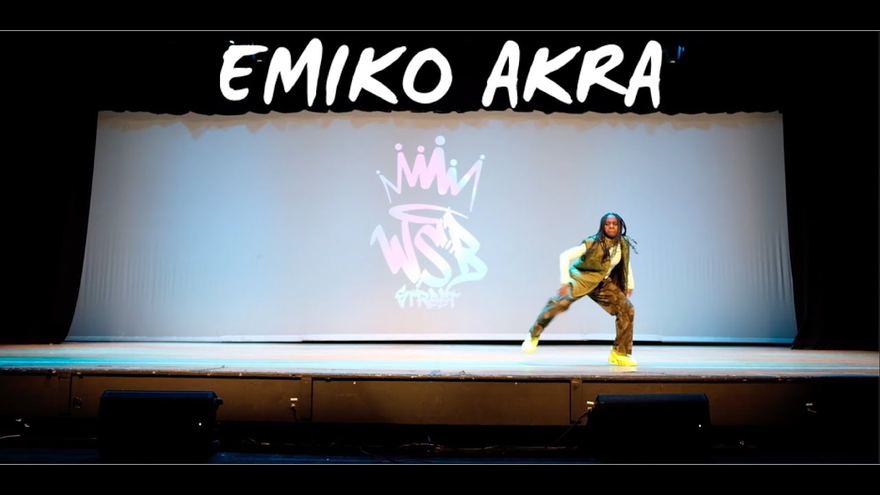 MAS PRESENTS EMIKO AKRA | WSB INTERNATIONAL SOLO JUNIOR CHAMPION 2022 | AUSTRALIA - YouTube